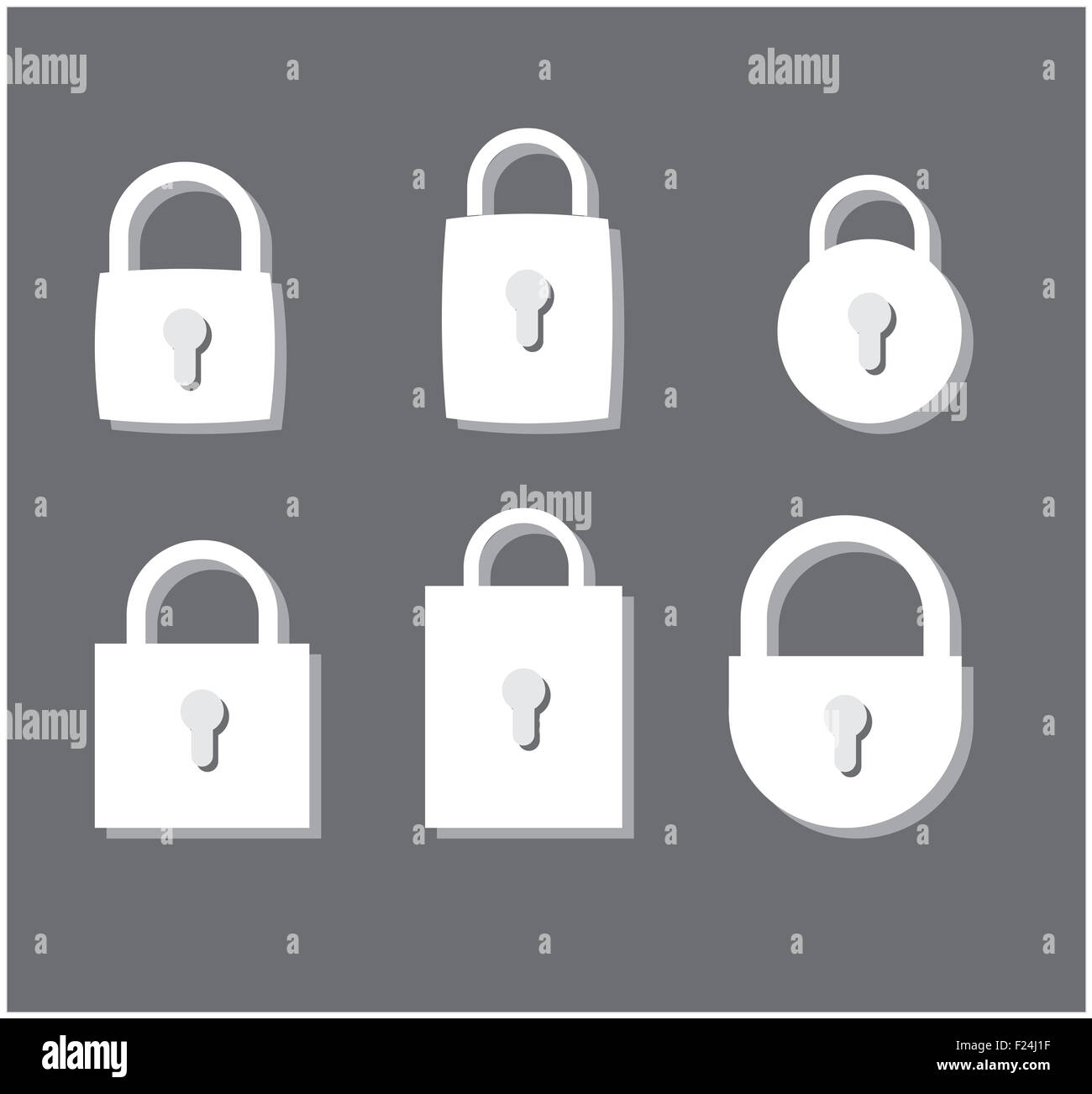 Keyhole padlock icon hi-res stock photography and images - Alamy