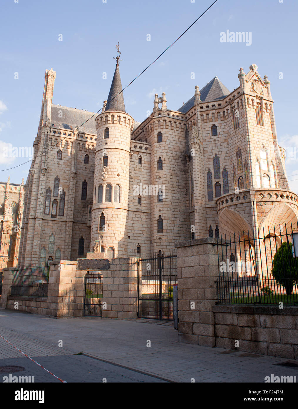 The Episcopal Palace, Modernisme edifice in Astorga Stock Photo - Alamy
