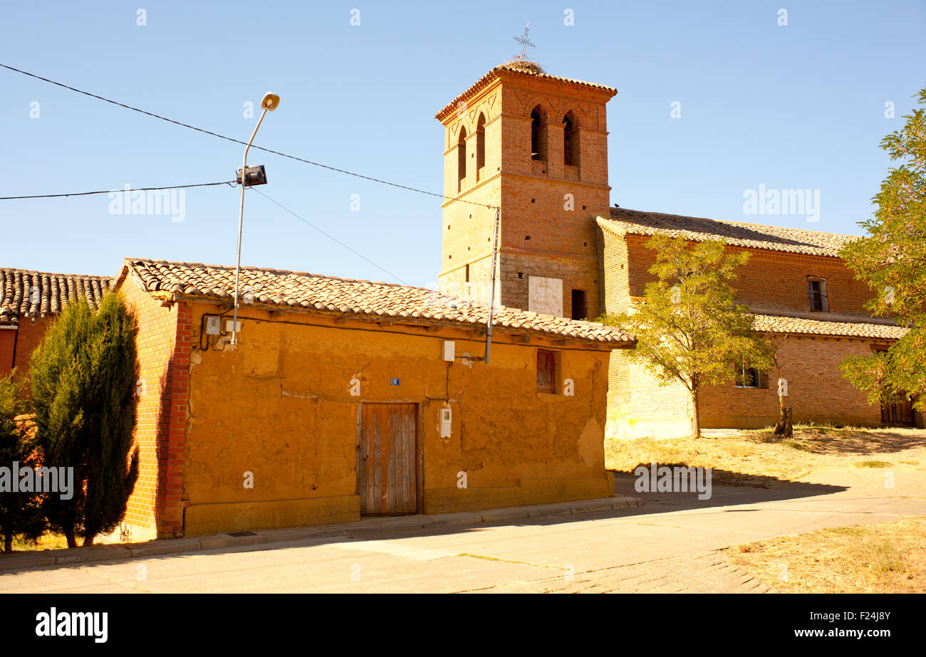 Rural house in a spanish village Stock Photo - Alamy