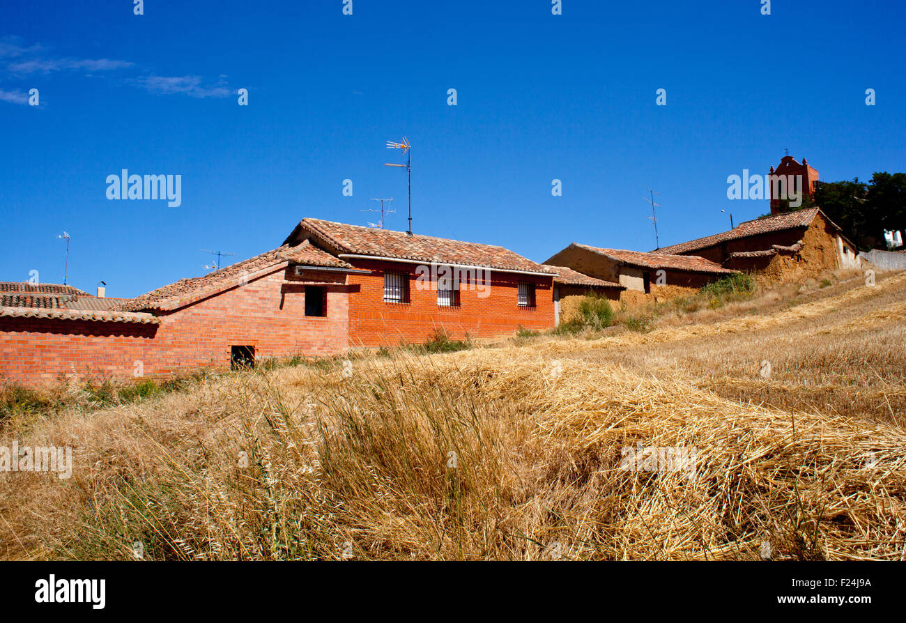 Rural house in a spanish village Stock Photo - Alamy