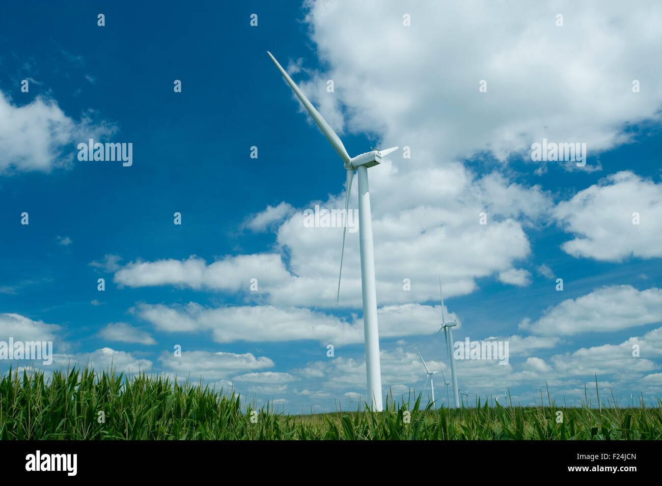 Wind farms in central Indiana, USA Stock Photo - Alamy
