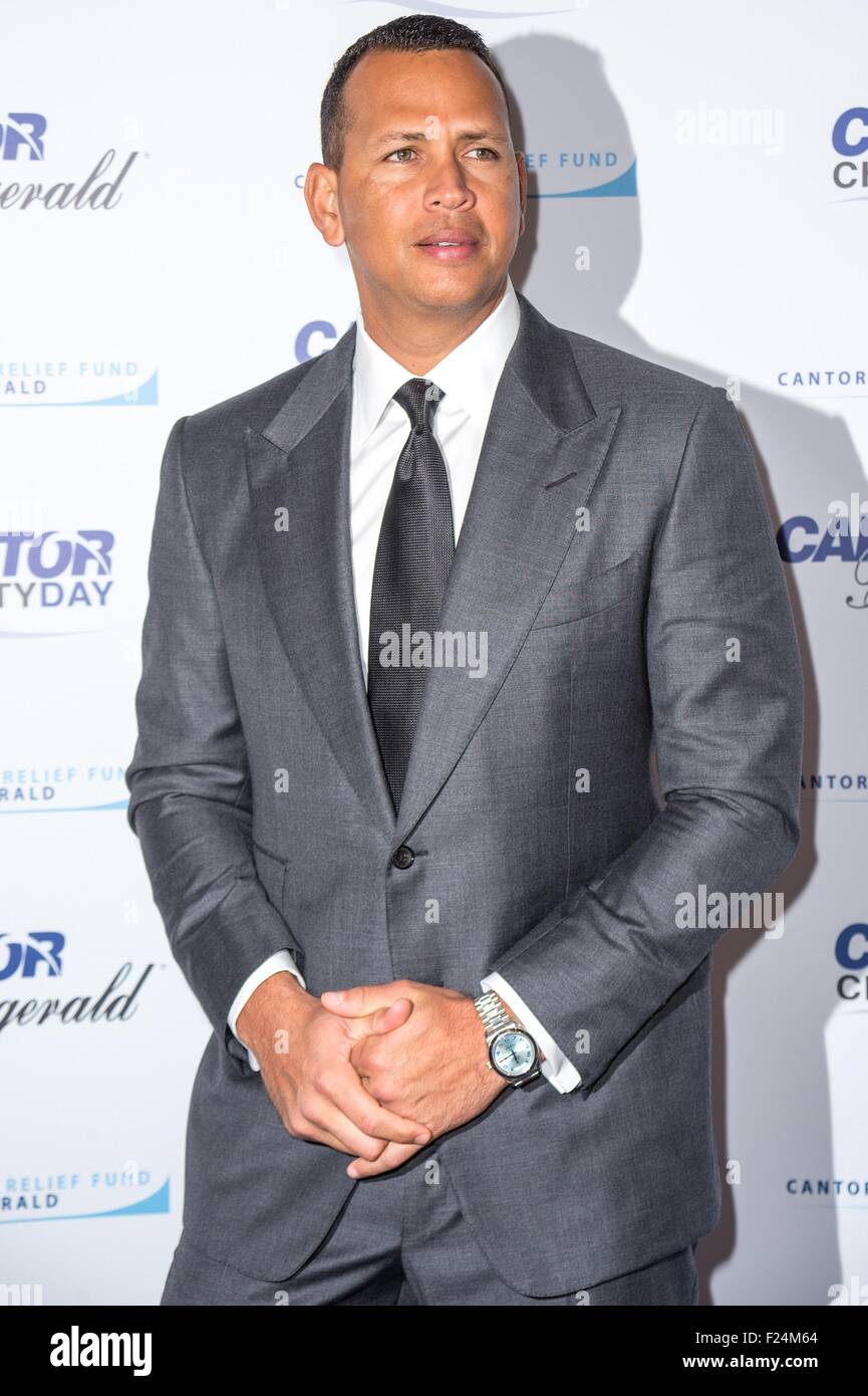 New York, NY, USA. 11th Sep, 2015. Alex Rodriguez in attendance for ...