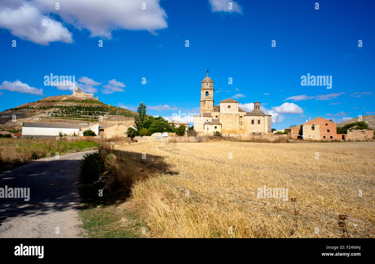 Way of St. James. View of Castrojeriz, Spain Stock Photo - Alamy