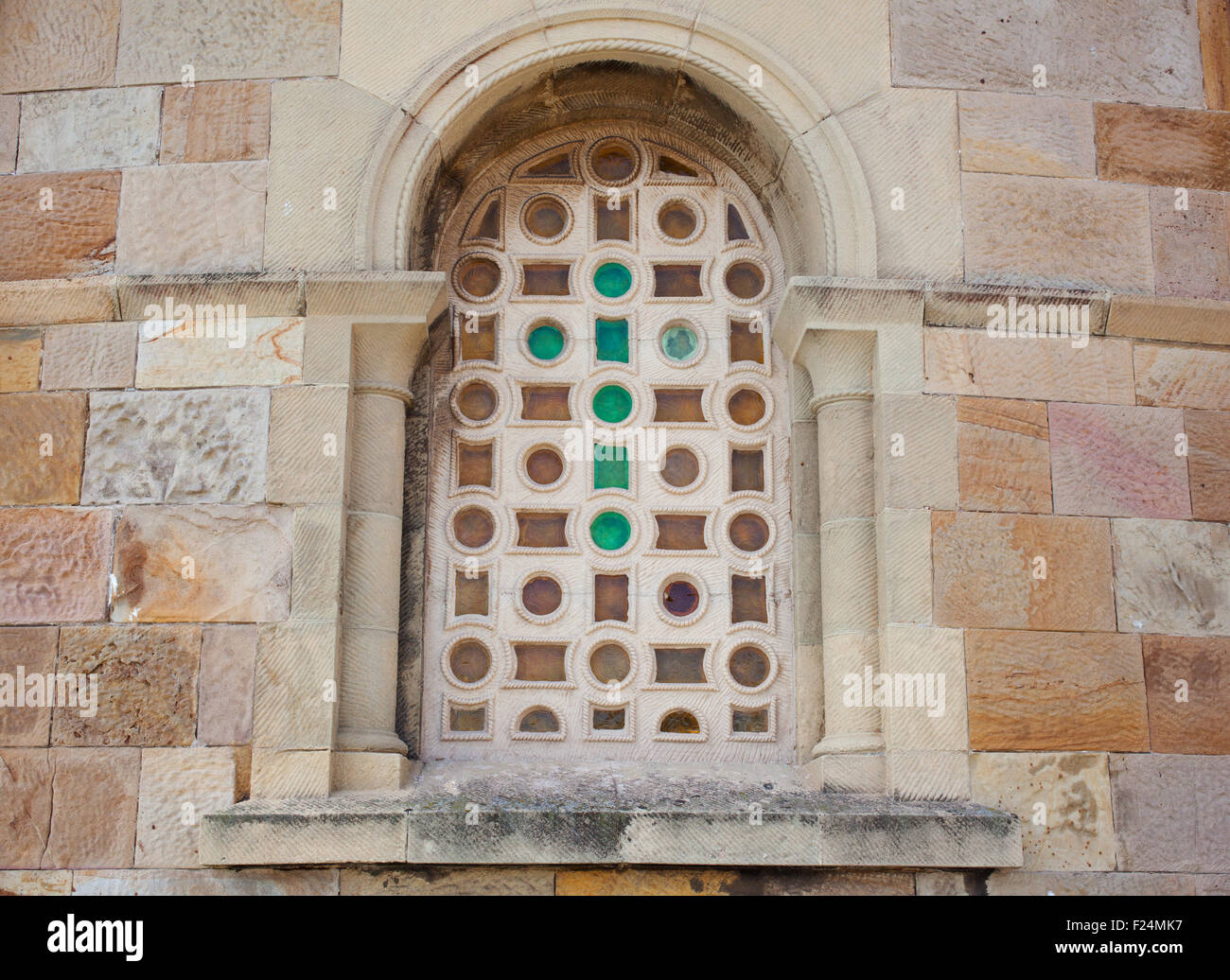 A glass window of a church Stock Photo - Alamy