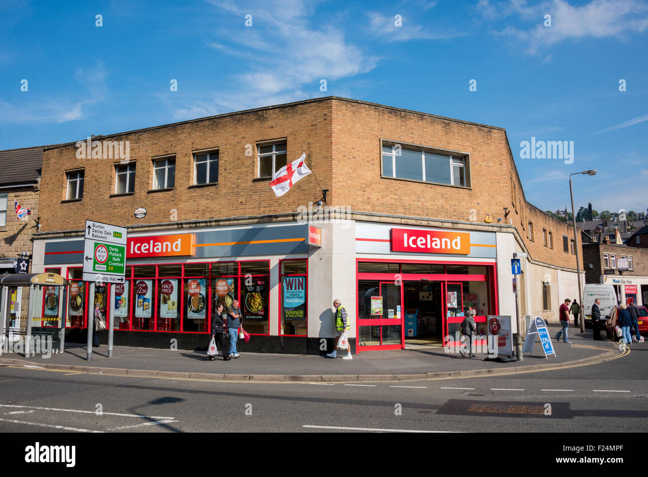 Iceland frozen food store at Matlock Derbyshire UK Stock Photo - Alamy