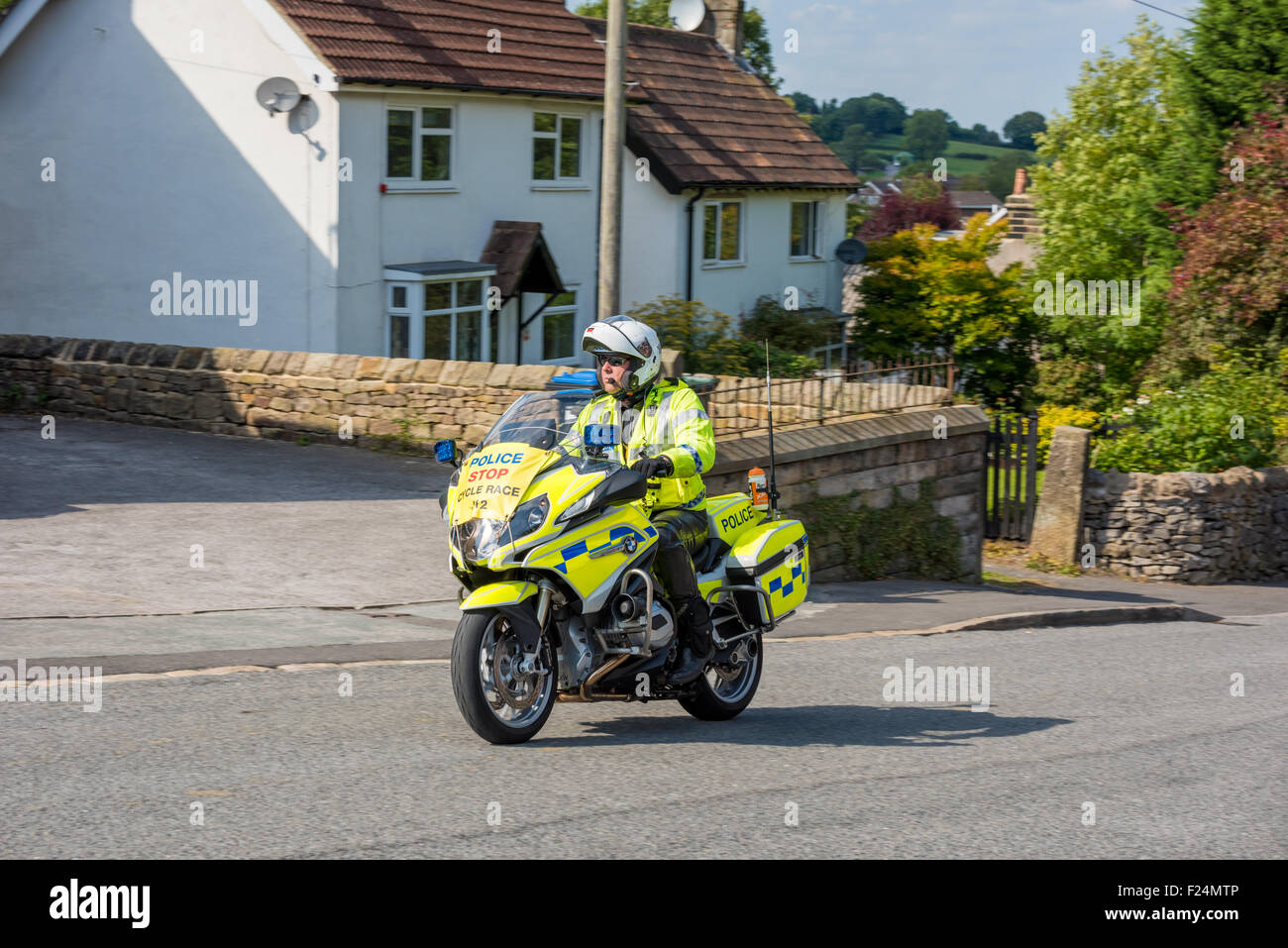 A Police Motorcyclist on a BMW R 1200 RT on Stage 6of the Tour of ...