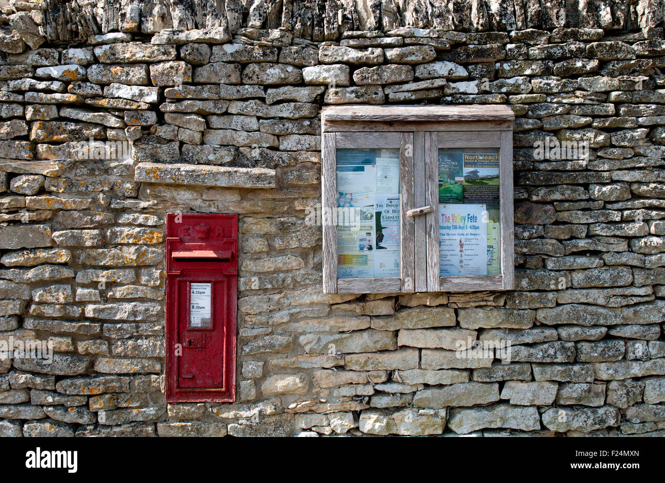 Village notice board post box hi-res stock photography and images - Alamy