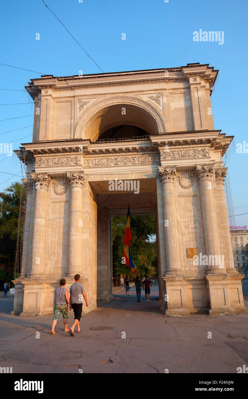 Arc de Triomphe, Chisinau, the Republic of Moldova Stock Photo - Alamy