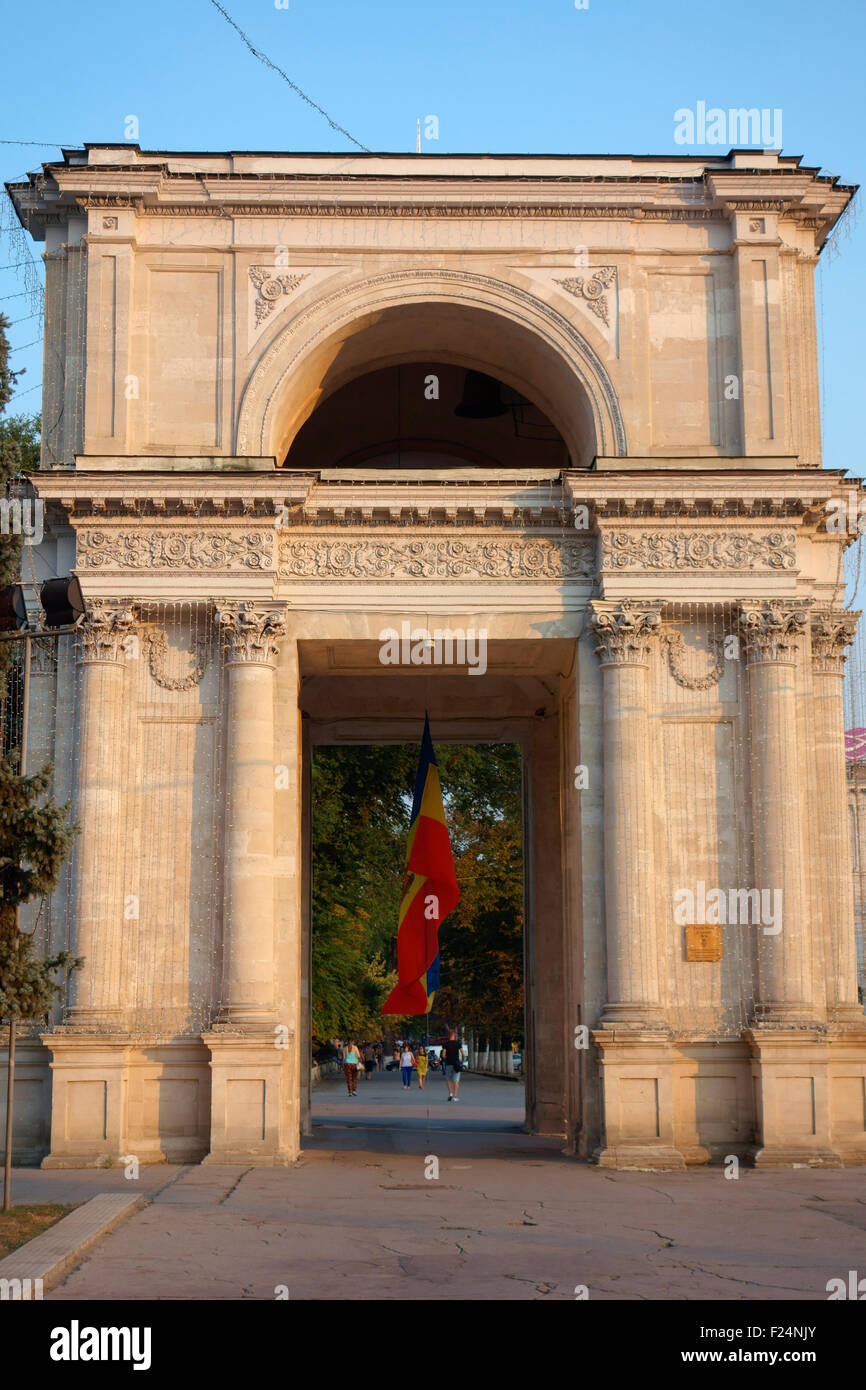 Arc de Triomphe, Chisinau, the Republic of Moldova Stock Photo - Alamy