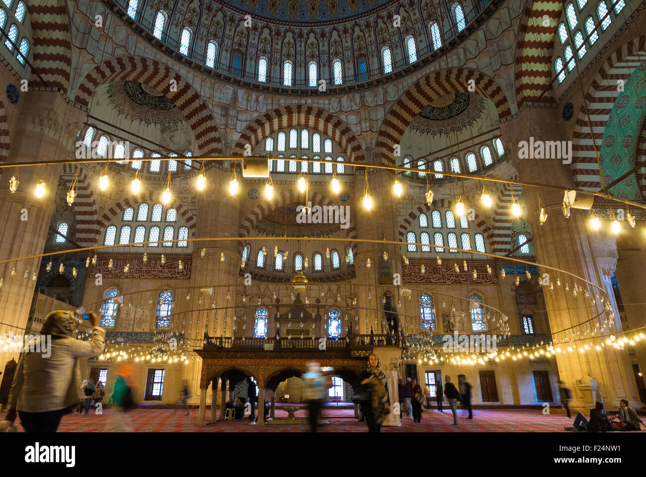 Interior of selimiye mosque hi-res stock photography and images - Alamy