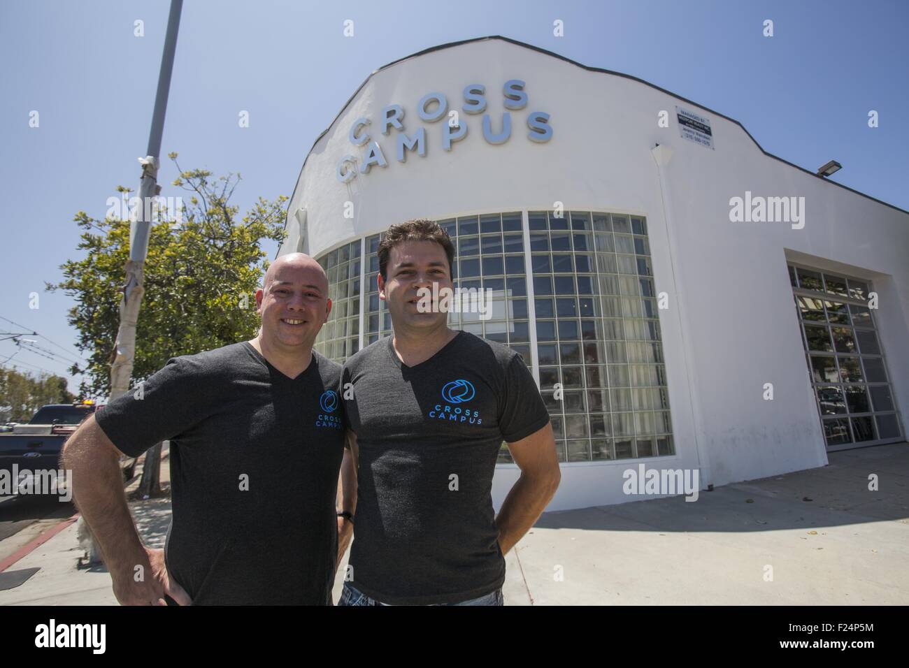 Los Angeles, California, USA. 11th Aug, 2015. Dan Dato, left, and Ronen ...