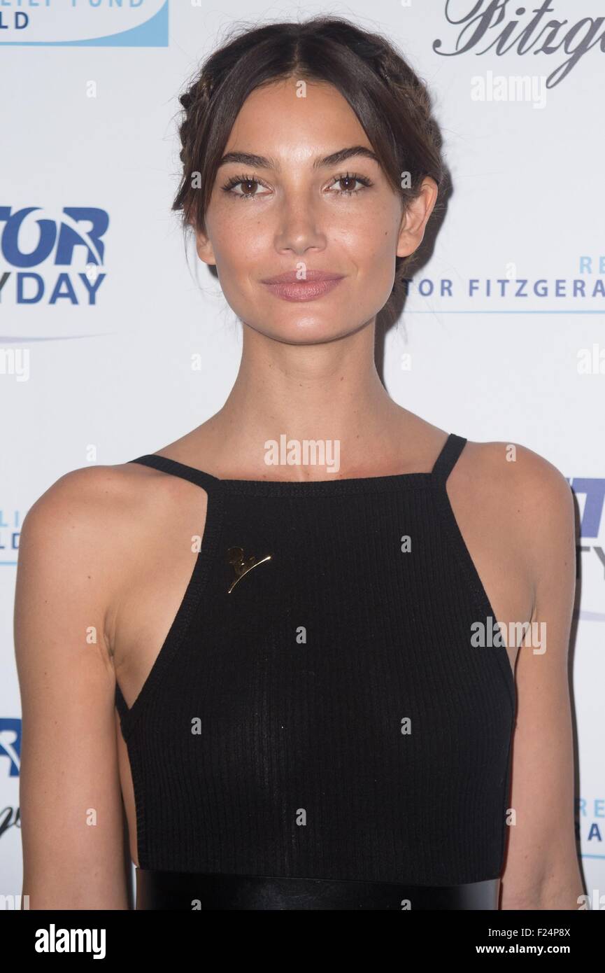 New York, NY, USA. 11th Sep, 2015. Lily Aldridge in attendance for ...