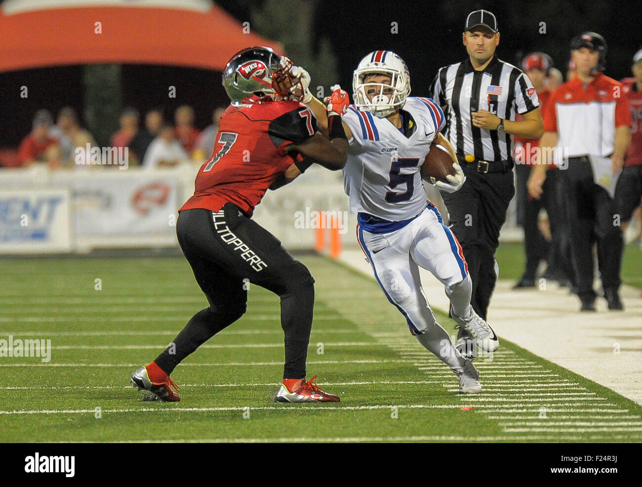 September 10, 2015 Louisiana Tech Bulldogs wide receiver Joe Brown (5 ...