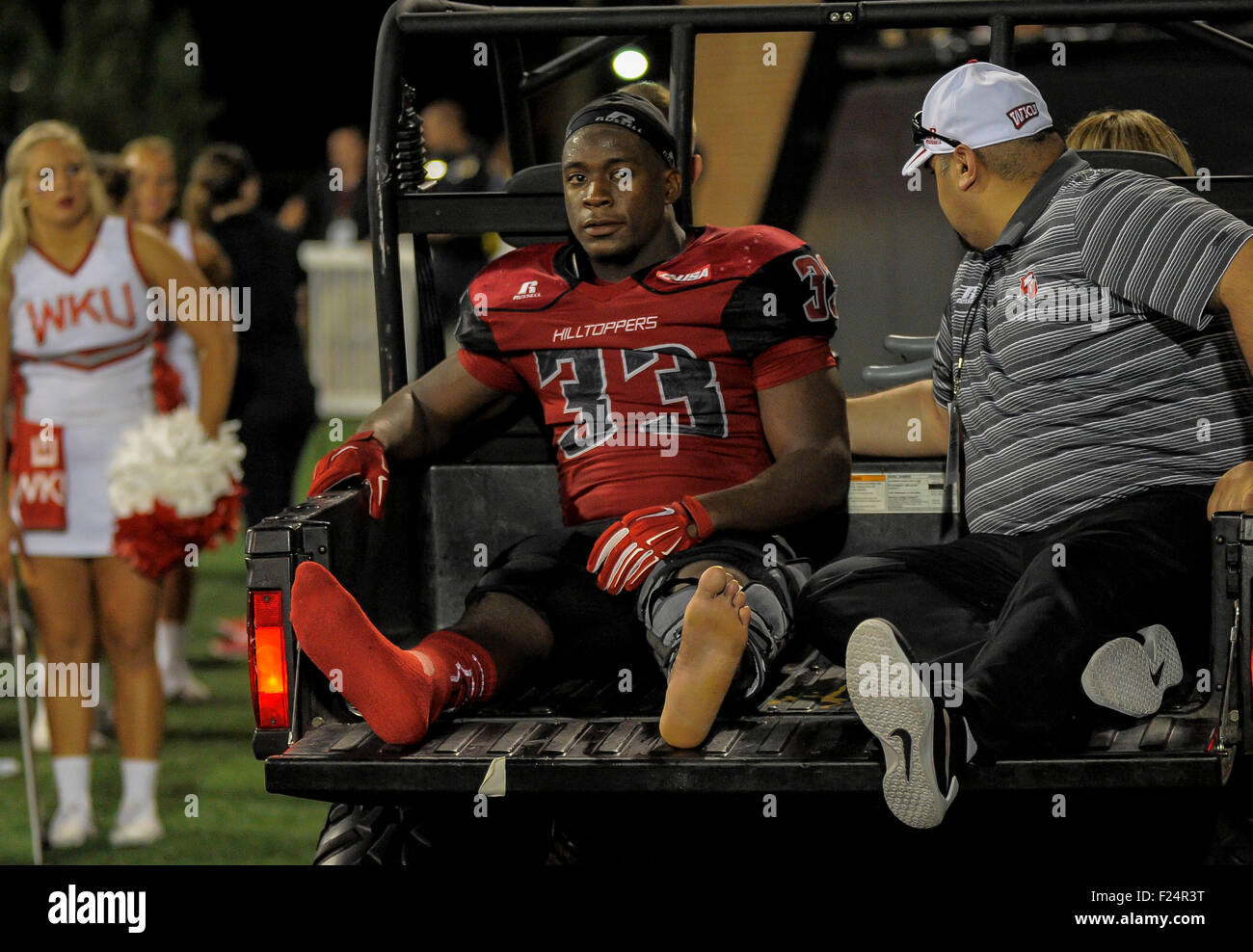 September 10, 2015 Western Kentucky Hilltoppers running back Leon Allen ...