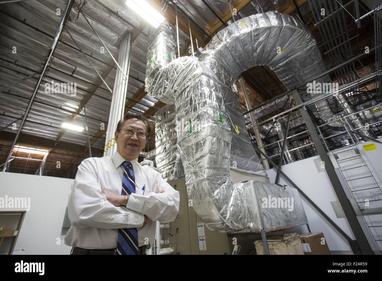 Los Angeles, California, USA. 17th Aug, 2015. Jonas Wang, CEO of ...