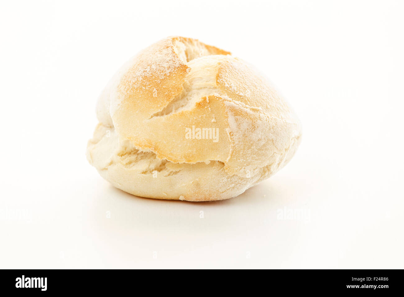 Fresh white bread over a white background Stock Photo - Alamy