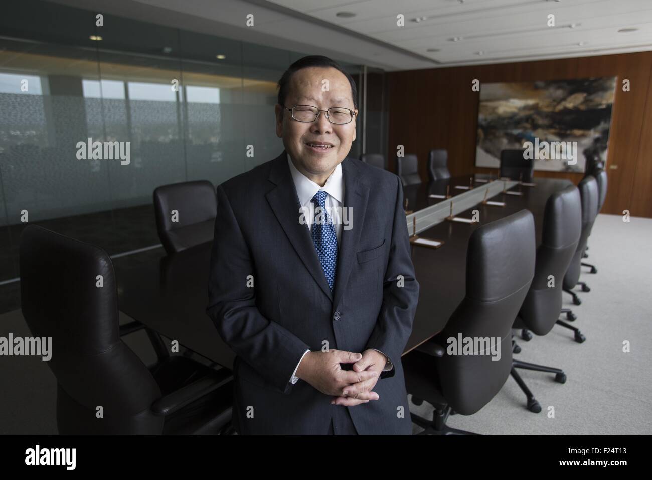 Los Angeles, California, USA. 25th Aug, 2015. Heng Chen, CFO, Cathay Bank. © Ringo Chiu/ZUMA ...