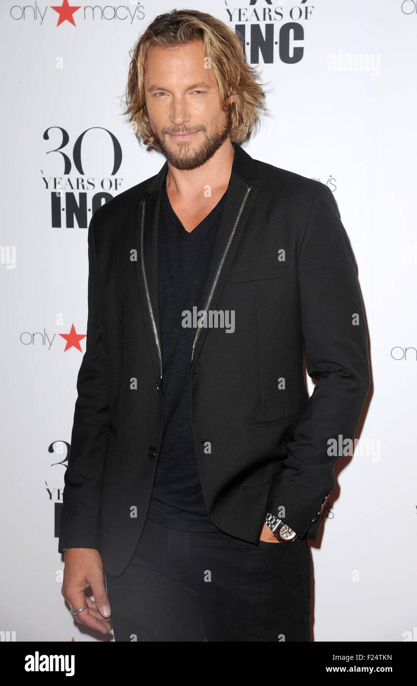 New York, NY, USA. 10th Sep, 2015. Gabriel Aubry at arrivals for INC's ...