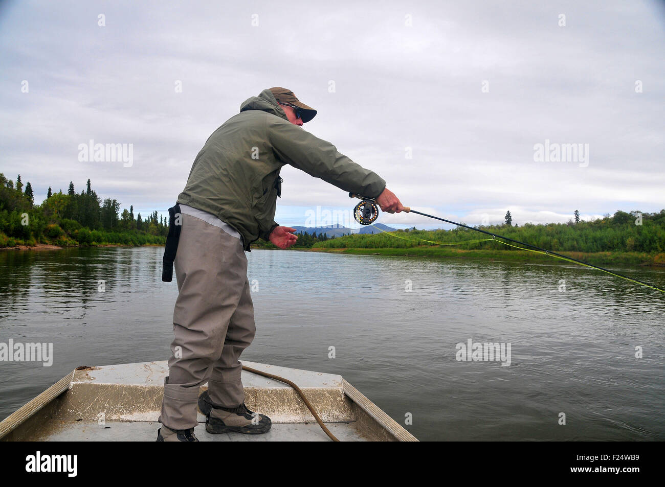 Alaska's Aniak River and its braids offer great fly fishing for silver ...