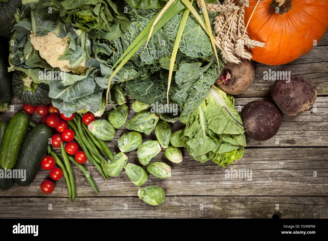 Assortment of green vegetables Stock Photo - Alamy