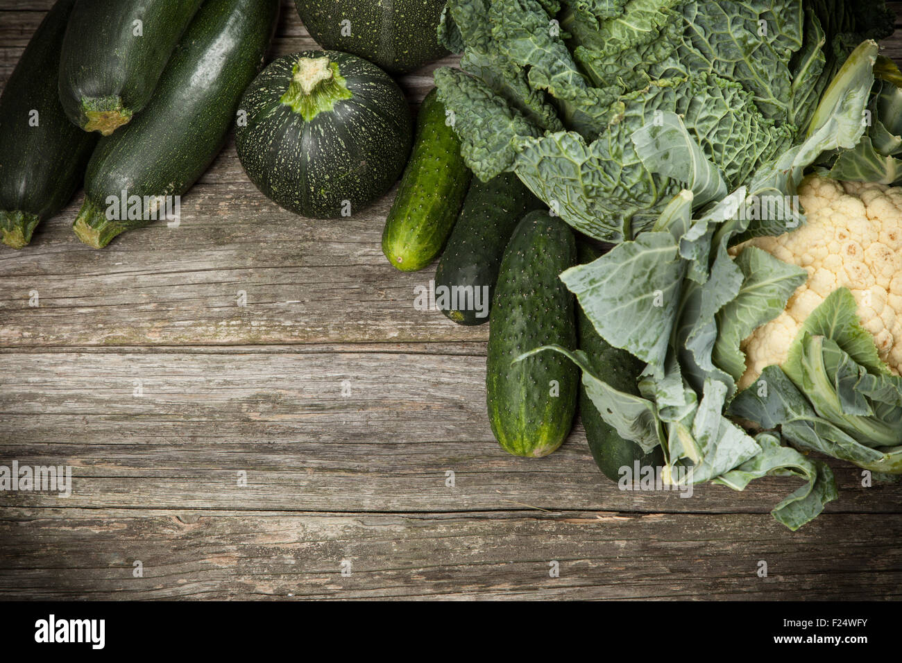Assortment of green vegetables Stock Photo - Alamy