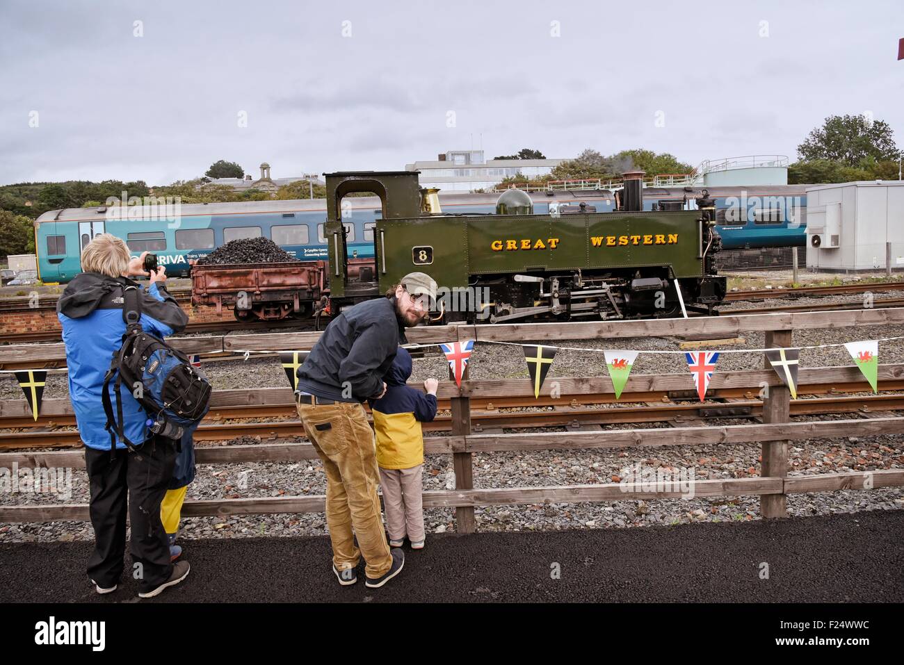 The Vale of Rheidol Railway (Welsh: Rheilffordd Cwm Rheidol) is a 1 ft ...