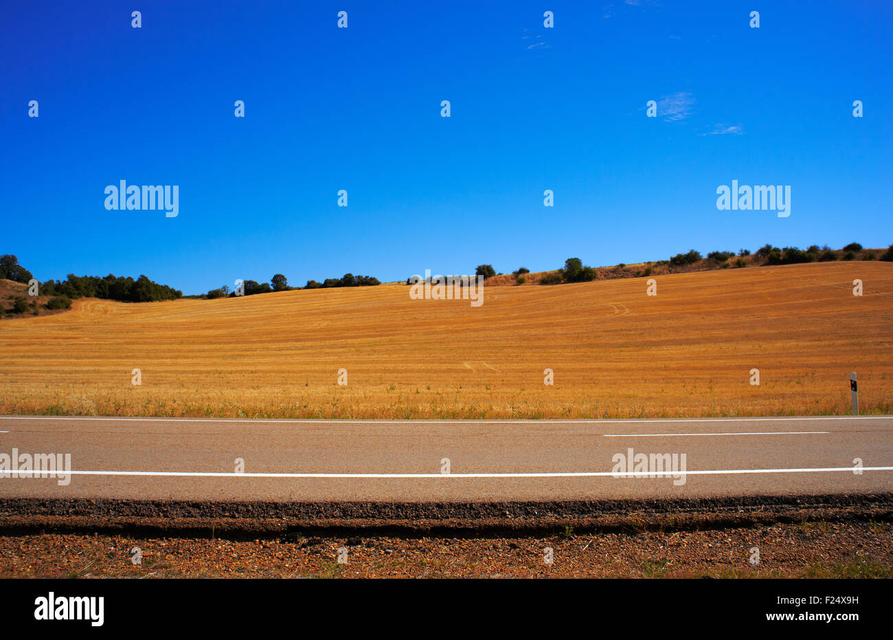 Road in the countryside, Spain Stock Photo - Alamy