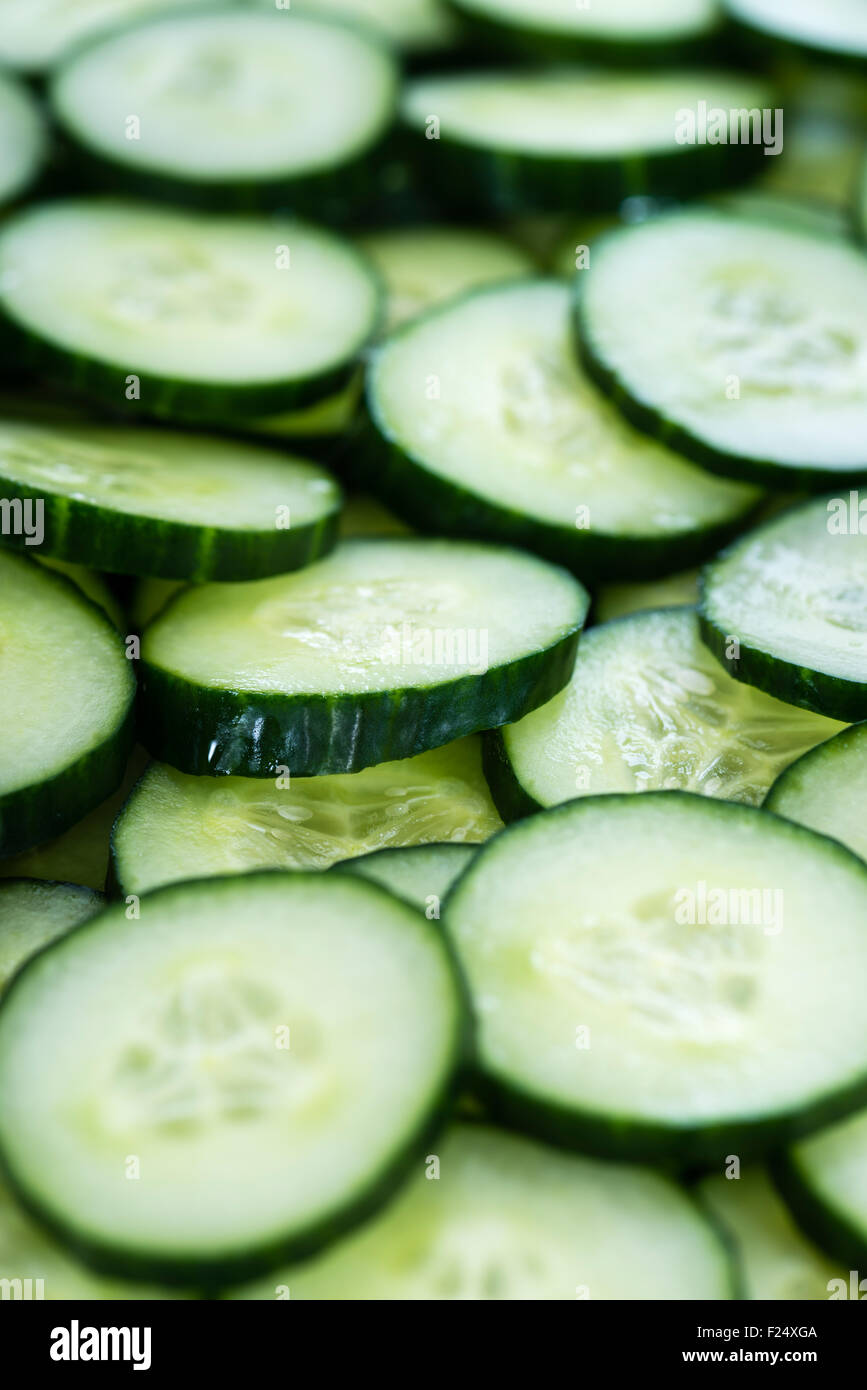 Cucumbers close-up shot for use as background image or as texture Stock ...
