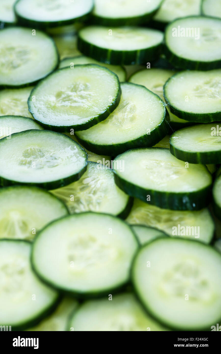 Cucumbers close-up shot for use as background image or as texture Stock ...