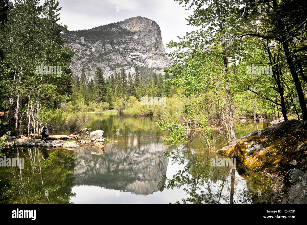 Mirror lake waterfall hi-res stock photography and images - Alamy
