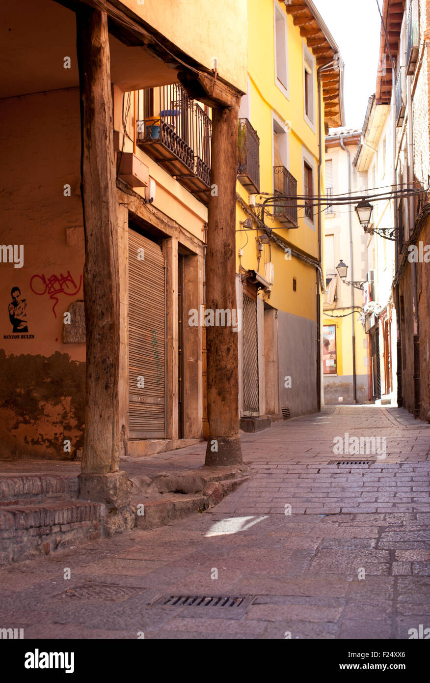 Street in the city of Leon Stock Photo - Alamy
