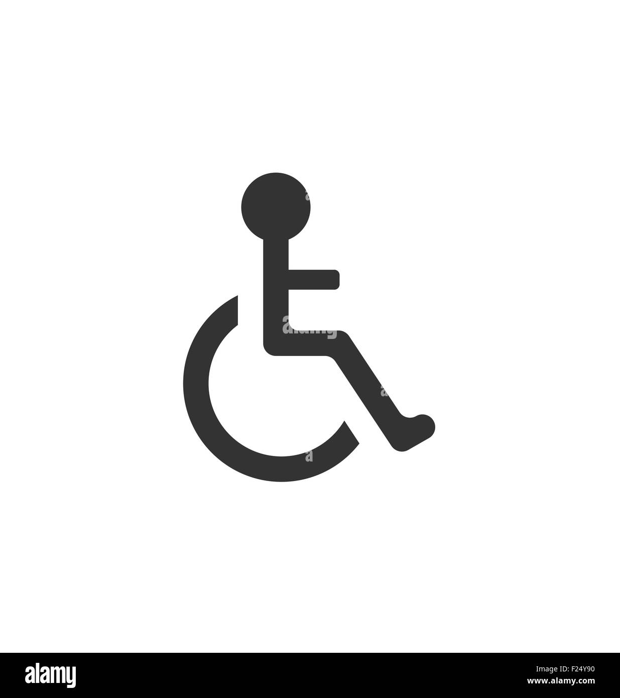 disabled icon sign vector Stock Vector Image & Art - Alamy