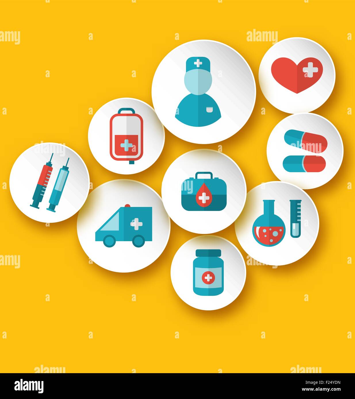 Set medical icons for web design Stock Vector Image & Art - Alamy