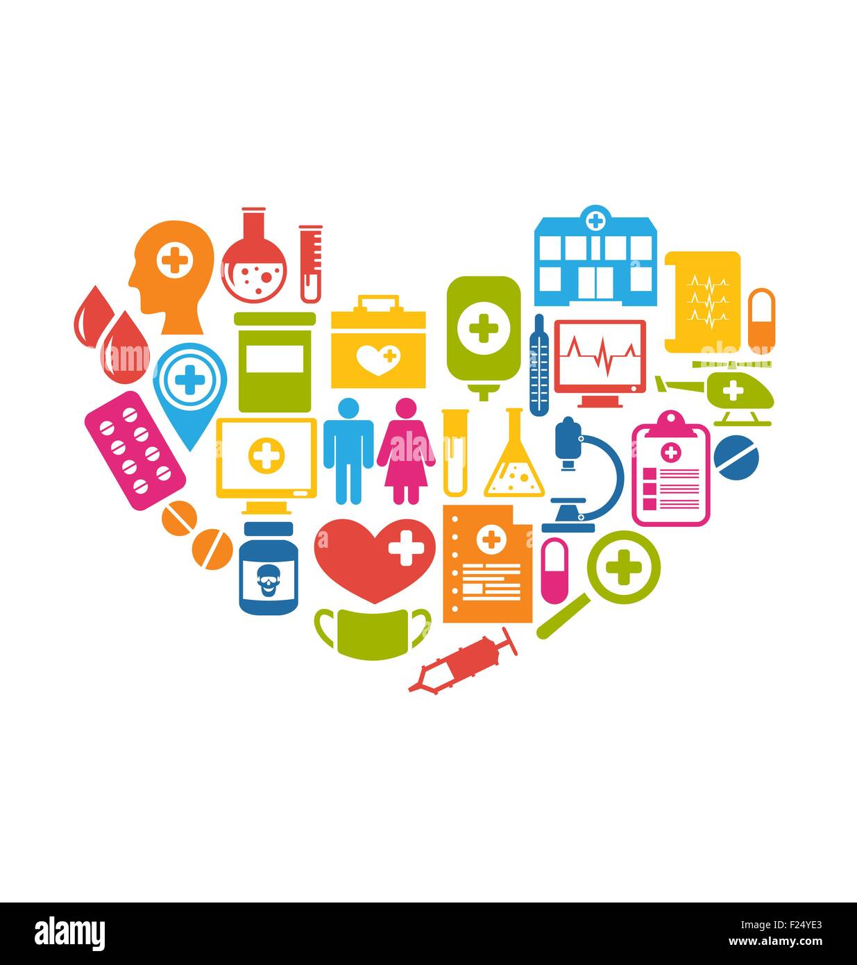 Colorful computer laboratory design Stock Vector Images - Alamy