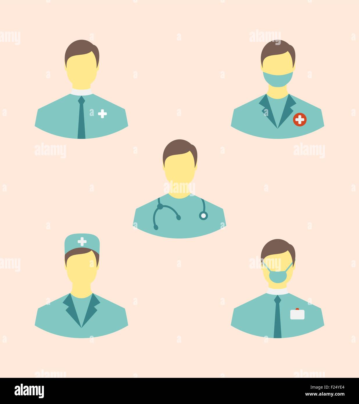 Medical employees Stock Vector Images - Alamy