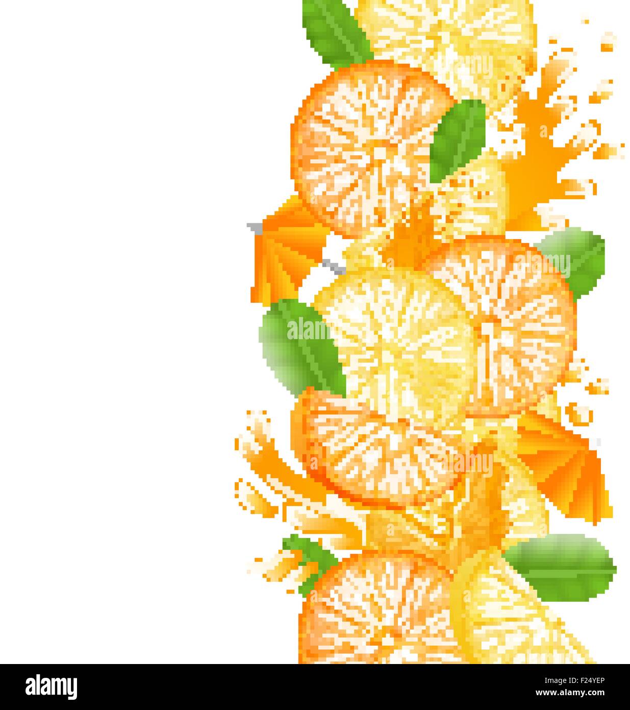 Fresh lemons lemon juice Stock Vector Images - Alamy