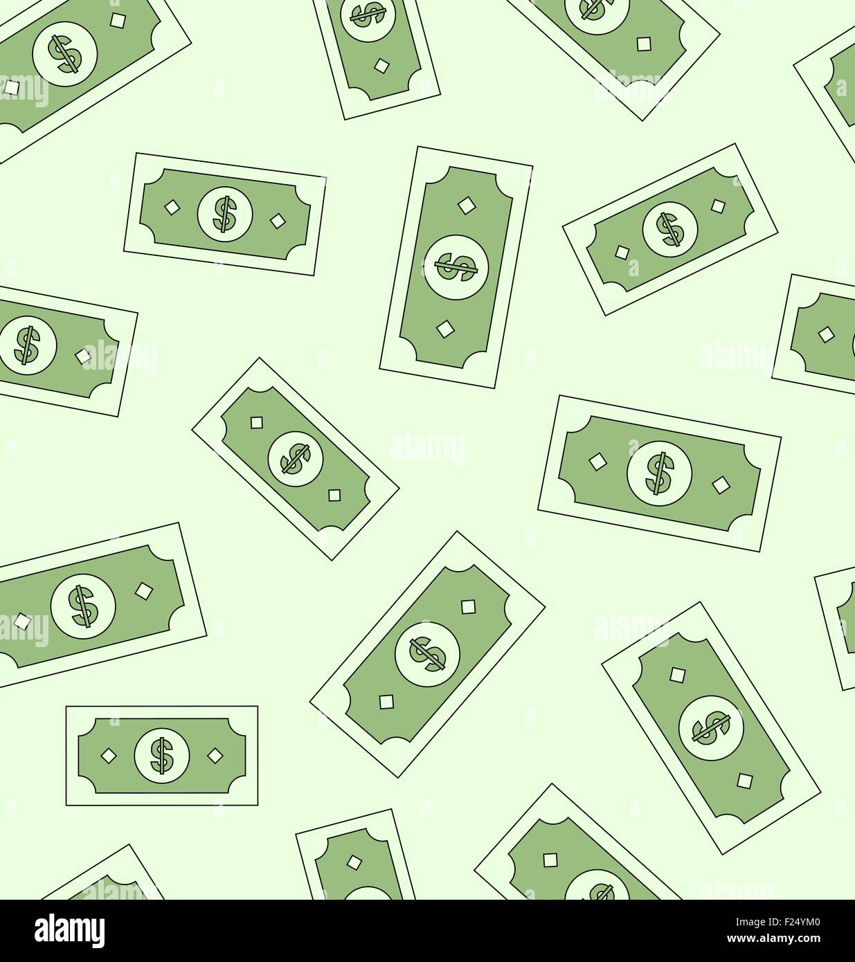 American currency wallpaper Stock Vector Images - Alamy