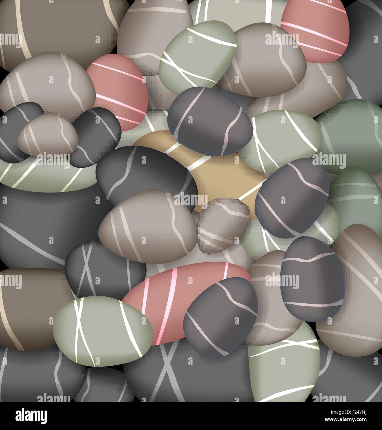 Illustration sea pebbles texture Stock Vector Image & Art - Alamy