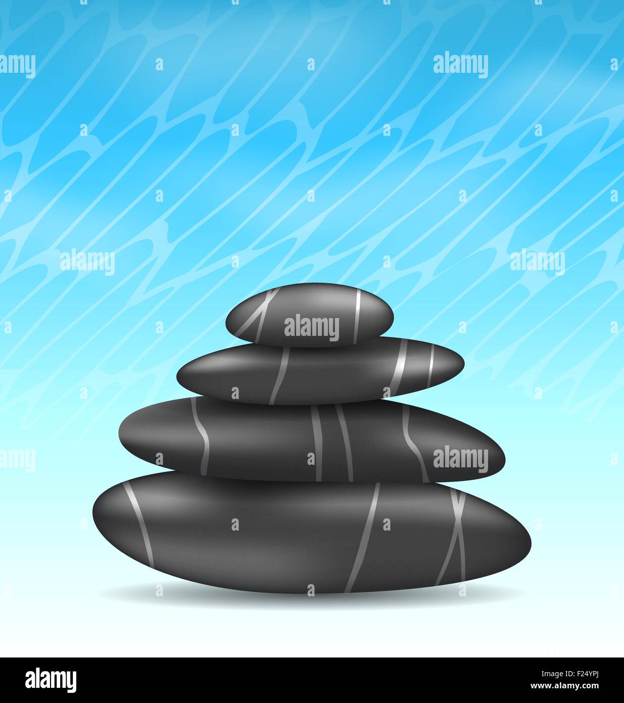 Zen meditation relaxation nature background Stock Vector Images - Alamy