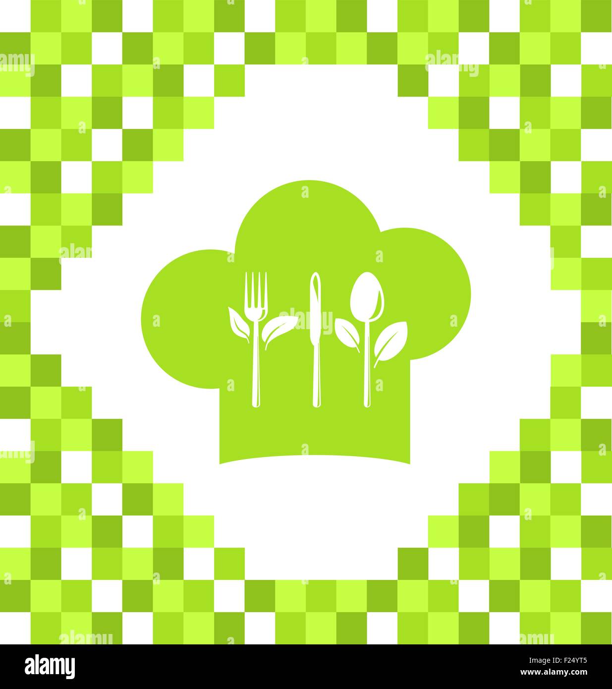 Food background vegan cooking Stock Vector Images - Alamy