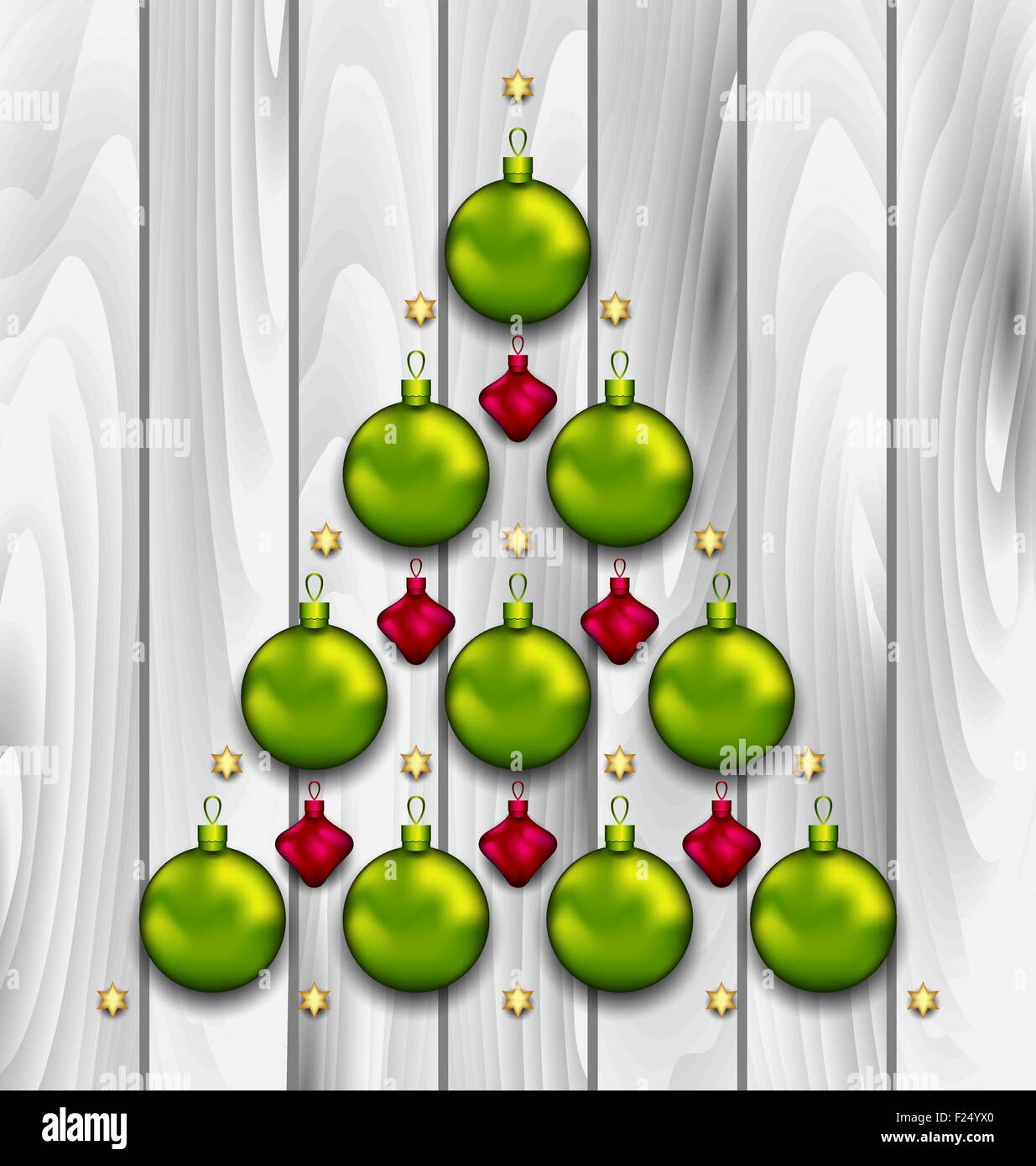 Festive christmas garland made Stock Vector Images - Alamy