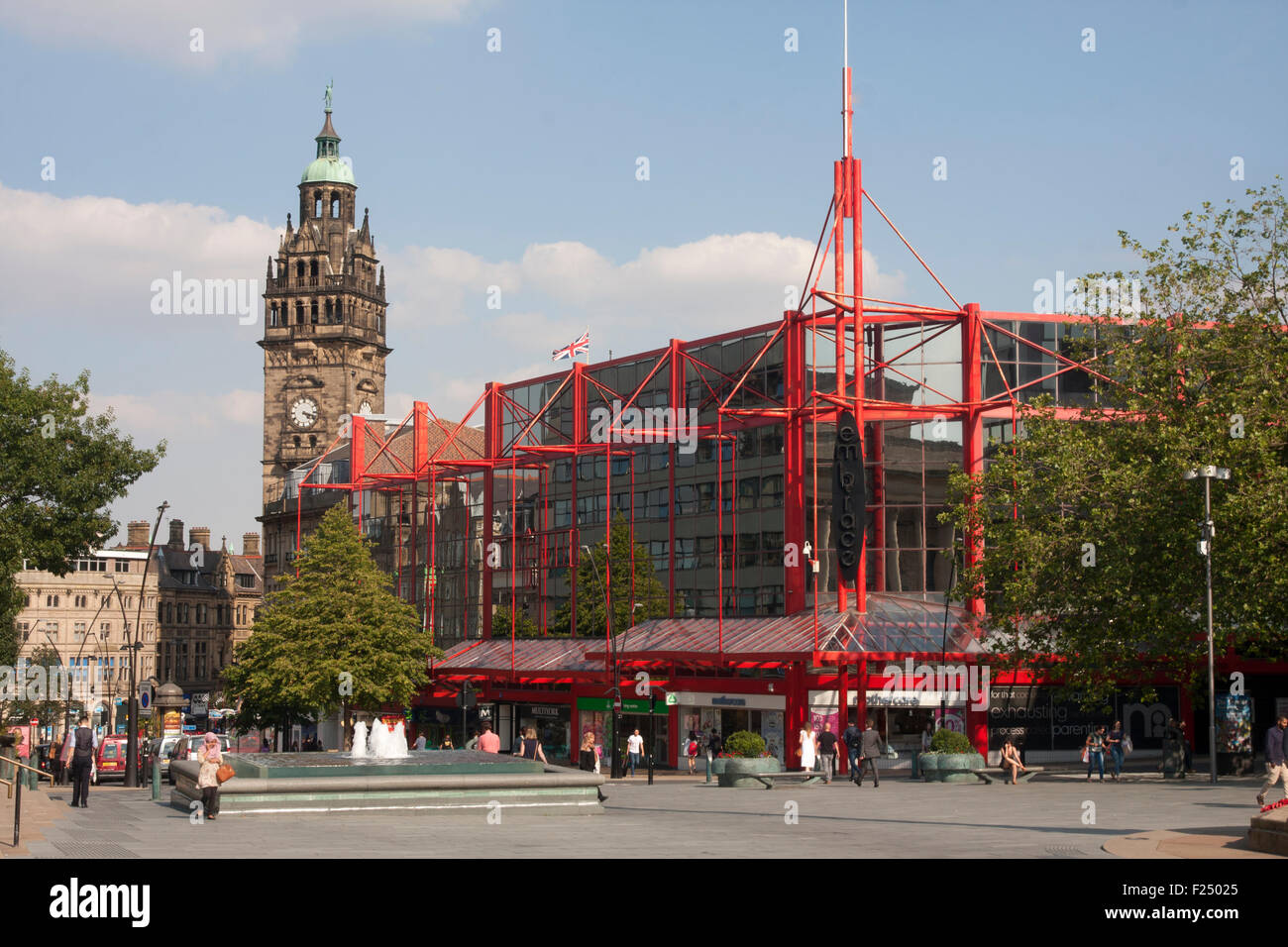 Sheffield city centre fargate hi-res stock photography and images - Alamy