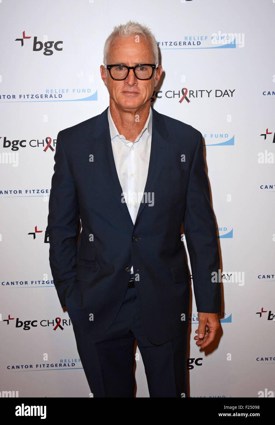 New York, NY, USA. 11th Sep, 2015. John Slattery in attendance for BGC ...
