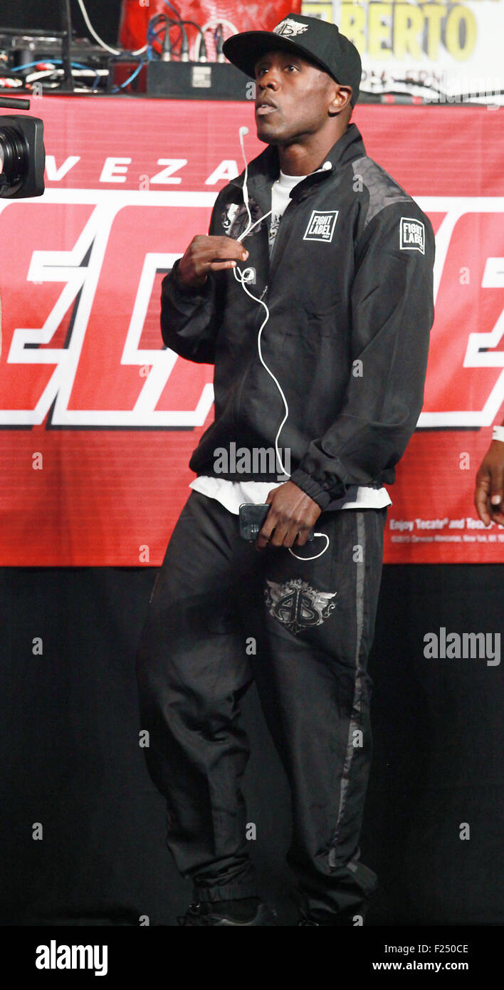 Las Vegas, Nevada, USA. 11th Sep, 2015. Boxer Andre Berto attends the ...