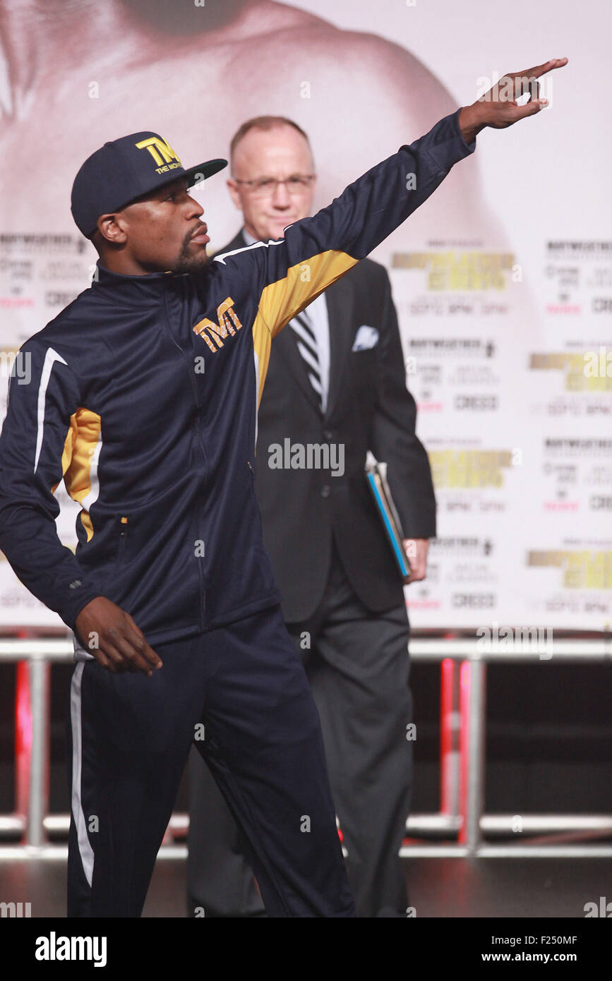 Las Vegas, Nevada, USA. 11th Sep, 2015. Boxer Floyd Mayweather attends ...