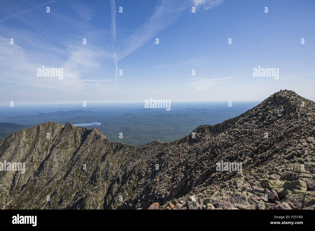 Baxter state park maine knife edge hi-res stock photography and images ...