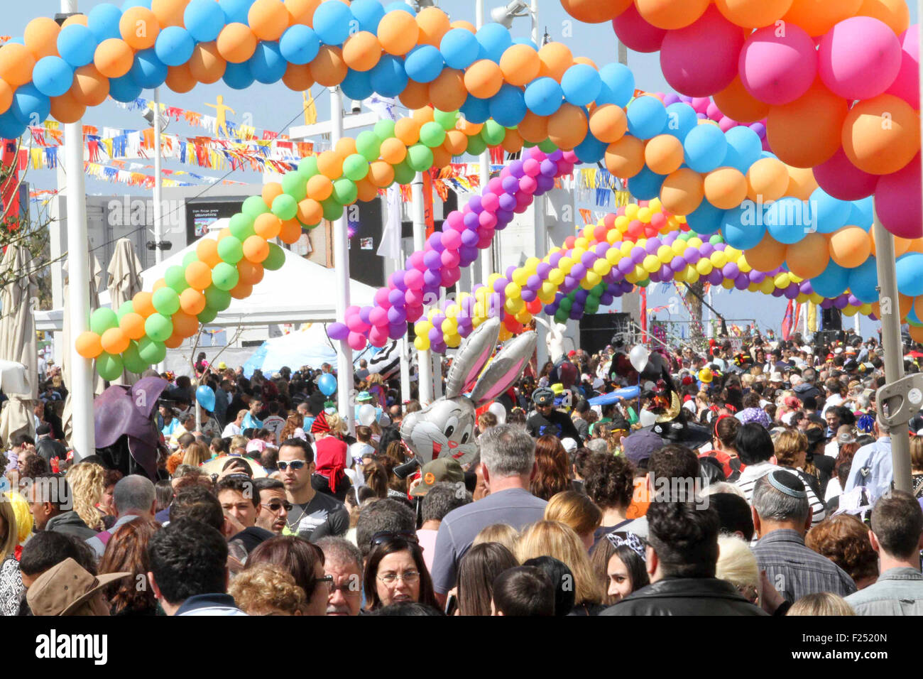 Purim holiday festival at Netanya, Israel Stock Photo - Alamy