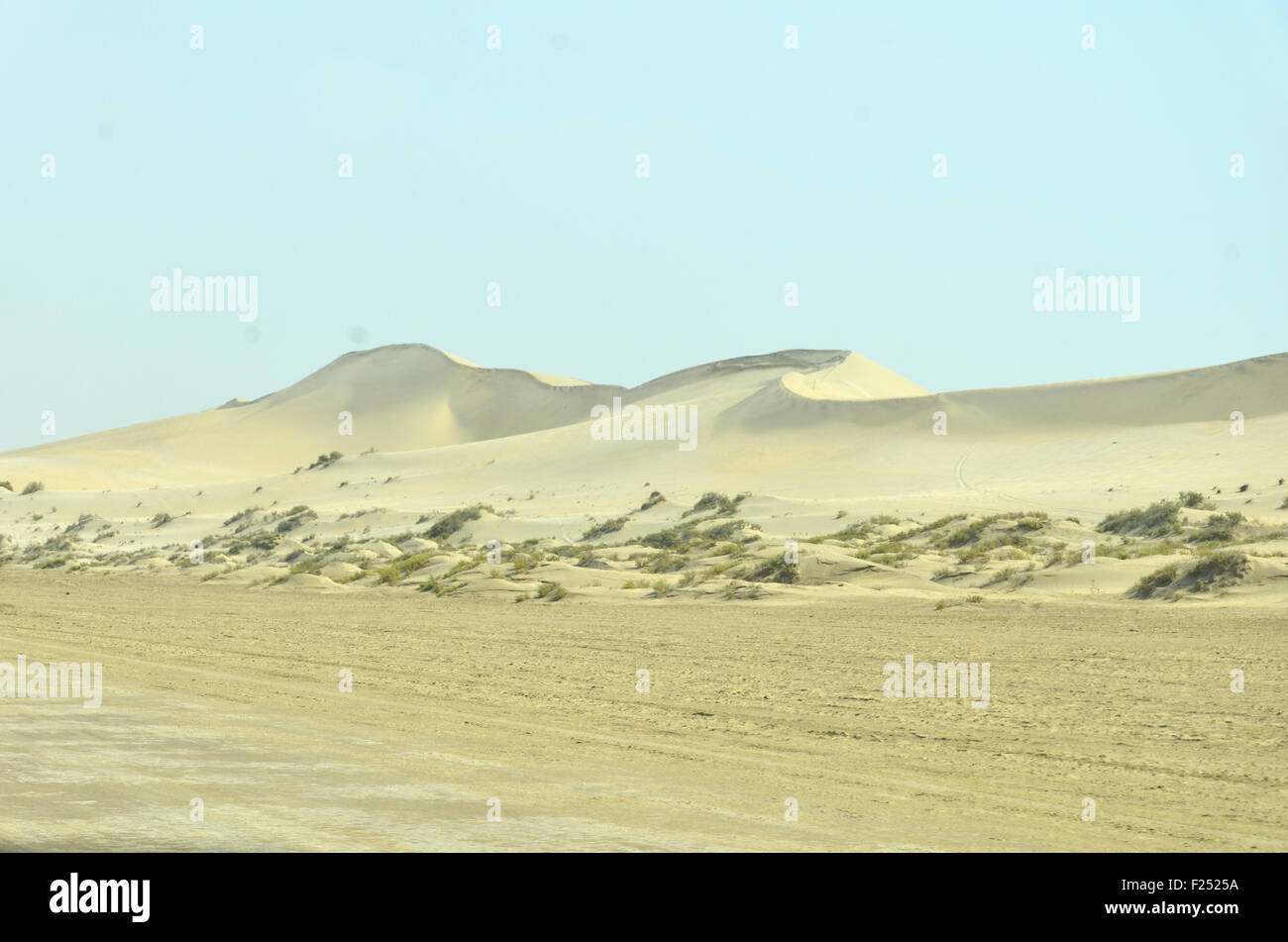 Desert landscape in Doha, Qatar Stock Photo - Alamy