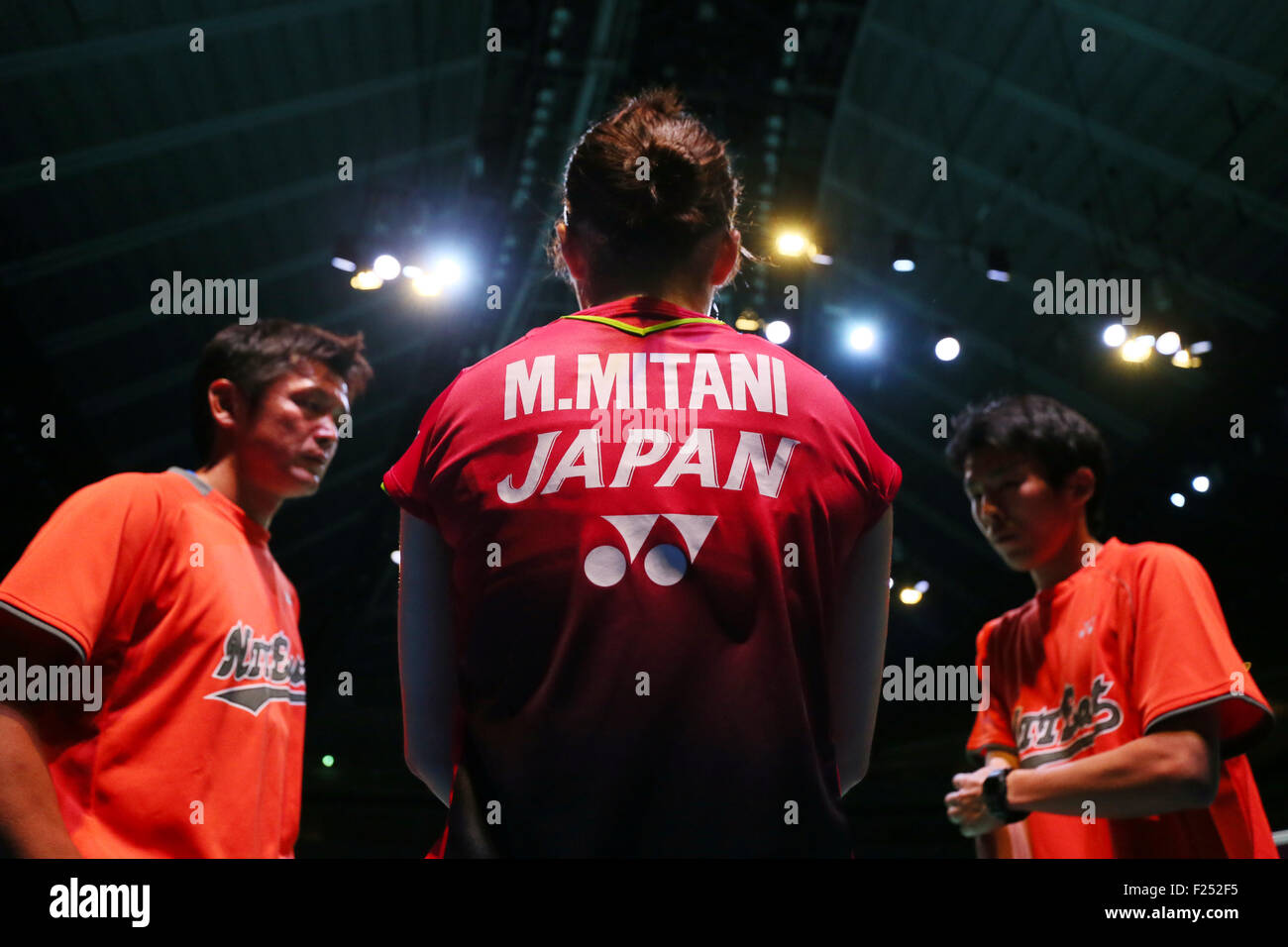 Tokyo Metropolitan Gymnasium, Tokyo, Japan. 11th Sep, 2015. Minatsu Mitani (JPN), SEPTEMBER 11 ...