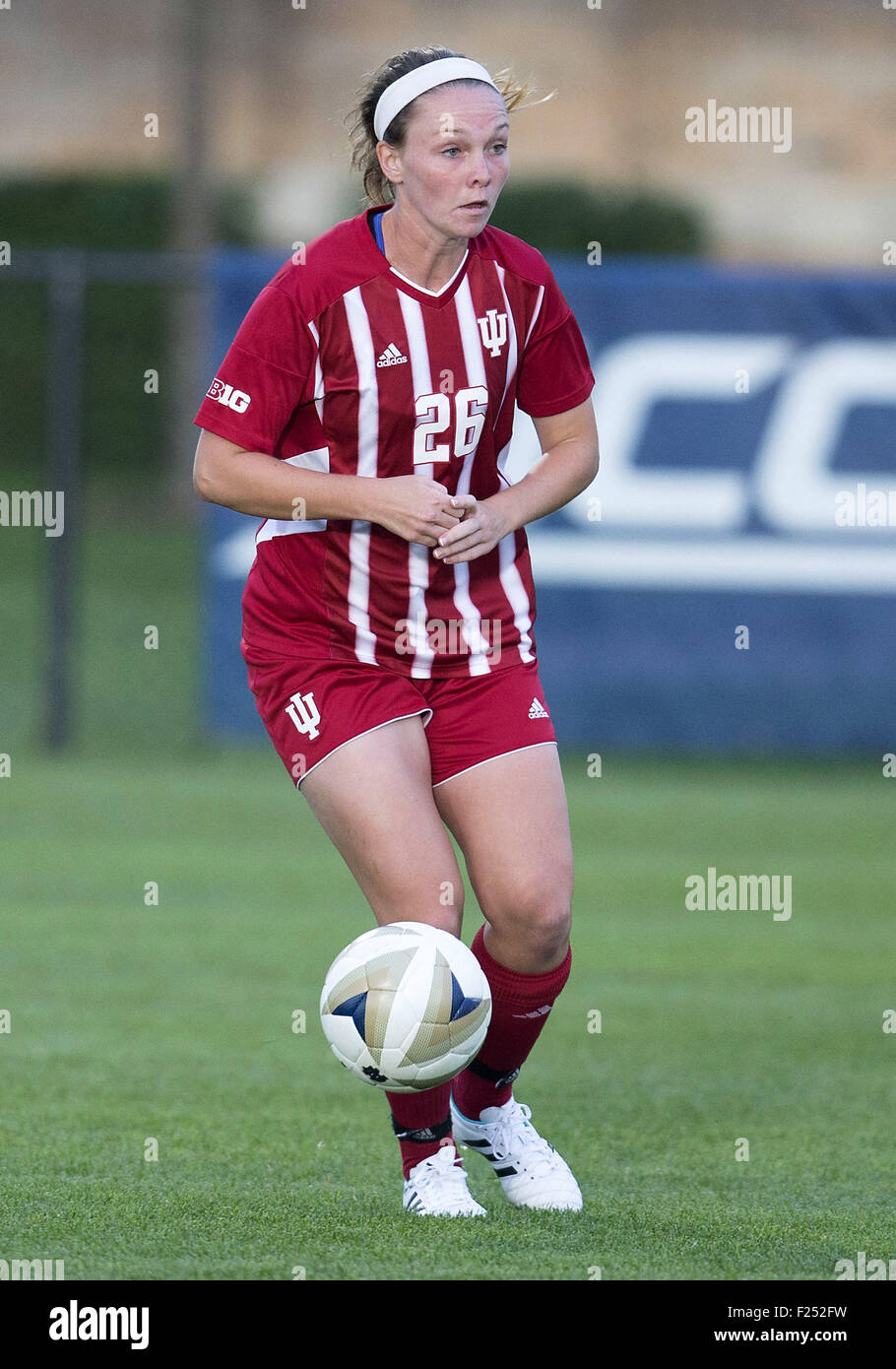South Bend, Indiana, USA. 11th Sep, 2015. Indiana defender Emily Basten ...